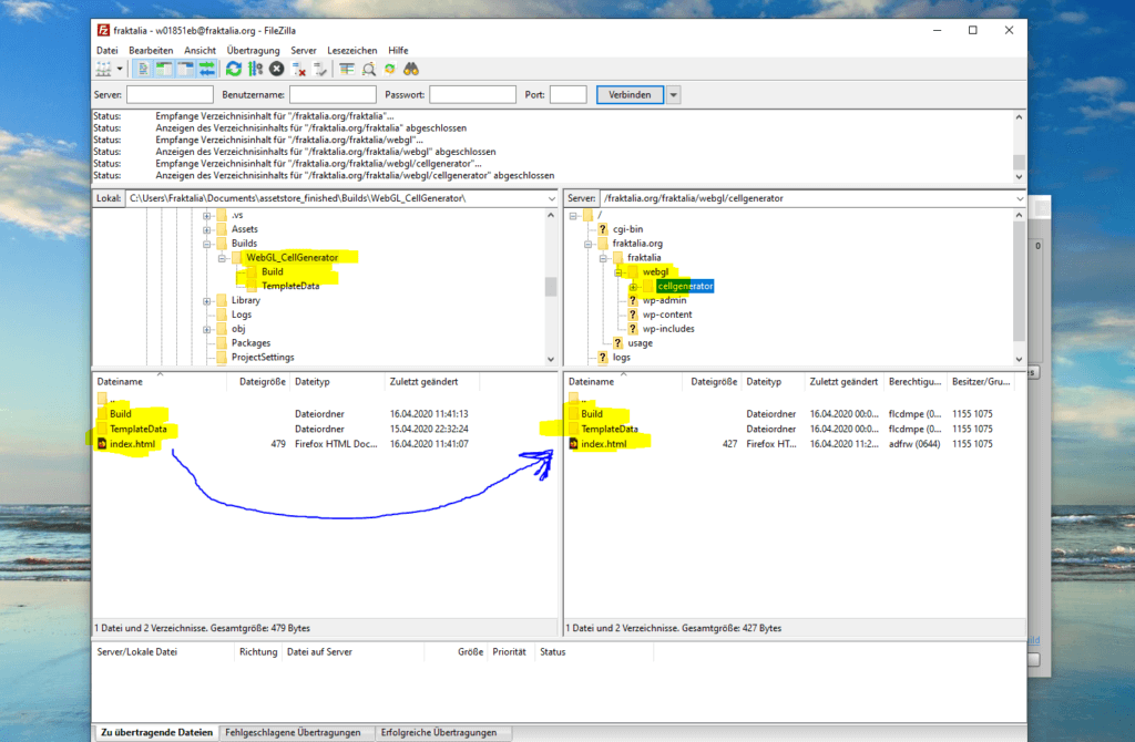 How to build Unity WebGL and include it into your WordPress - Fraktalia